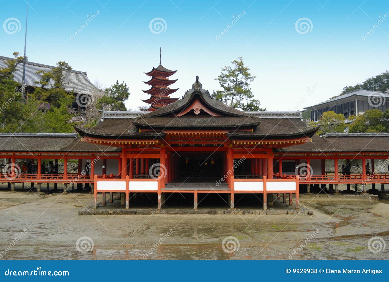 Itsukushima Shrine stock photo. Image of religious, prayer - 9929938