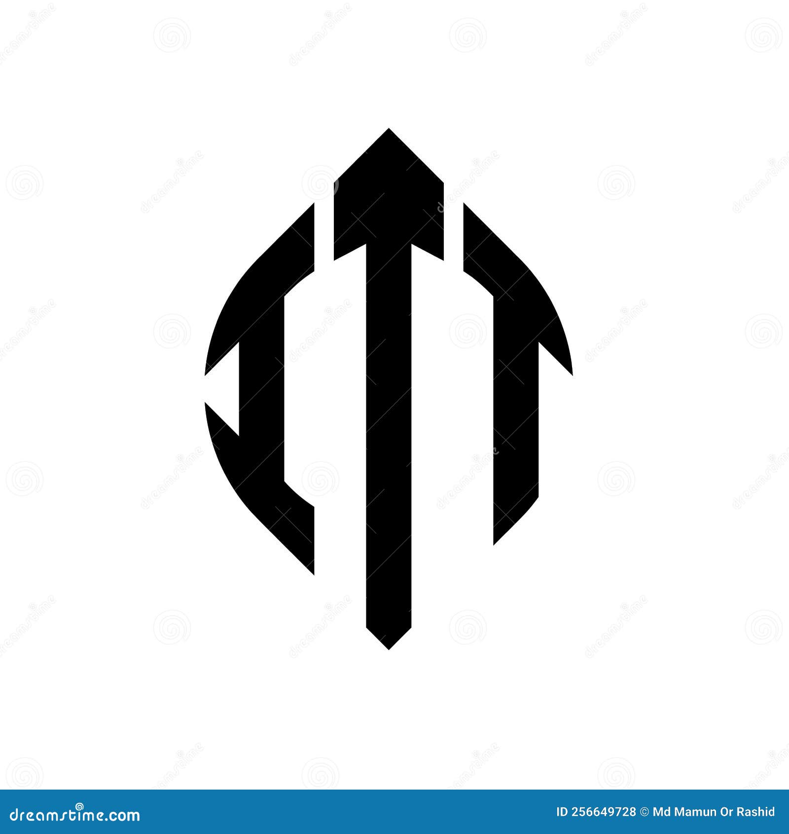 ITT Circle Letter Logo Design with Circle and Ellipse Shape. ITT ...