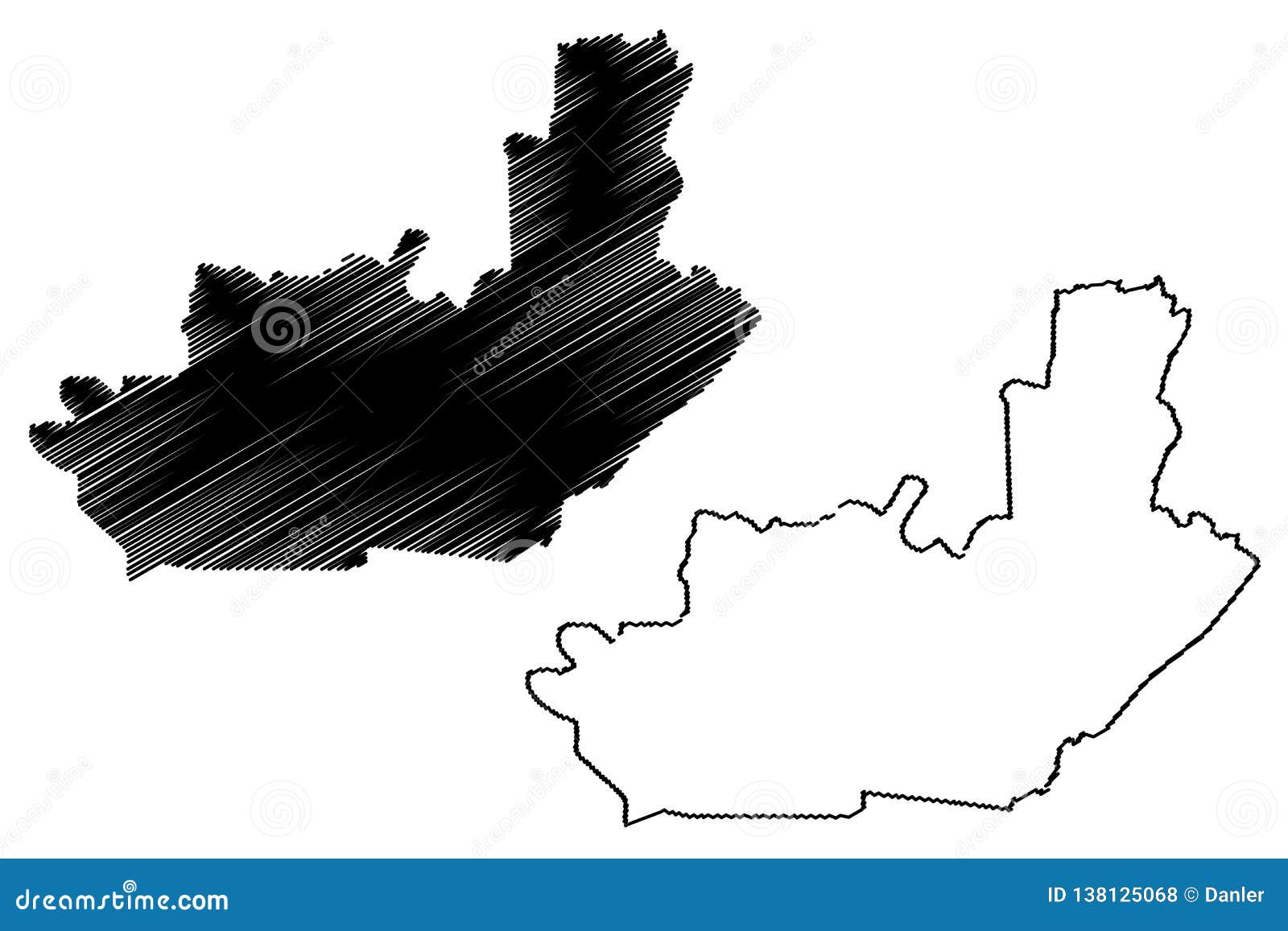 Ituri Province map vector stock vector. Illustration of county - 138125068