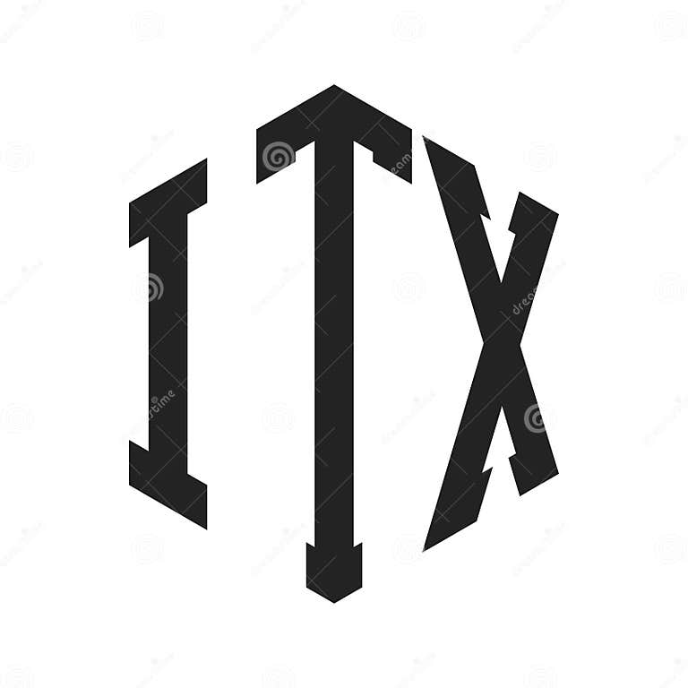 ITX Logo Design. Initial Letter ITX Monogram Logo Using Hexagon Shape ...