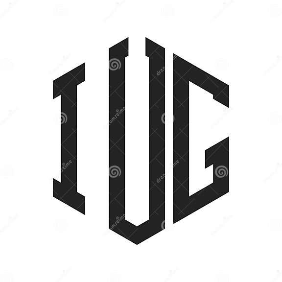 IUG Logo Design. Initial Letter IUG Monogram Logo Using Hexagon Shape ...