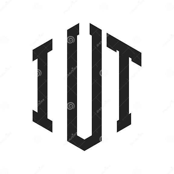 IUT Logo Design. Initial Letter IUT Monogram Logo Using Hexagon Shape ...