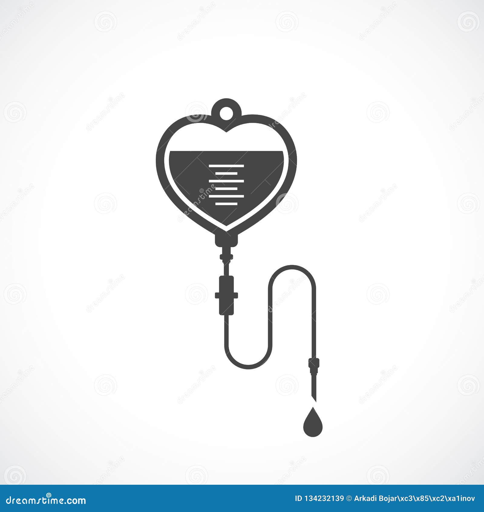 Iv bag vector icon stock vector. Illustration of dropper - 134232139