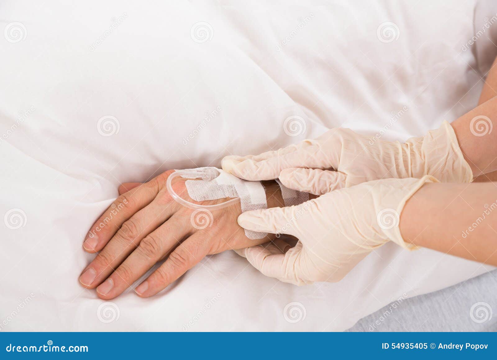 Iv drip in patient s hand stock image. Image of female - 54935405