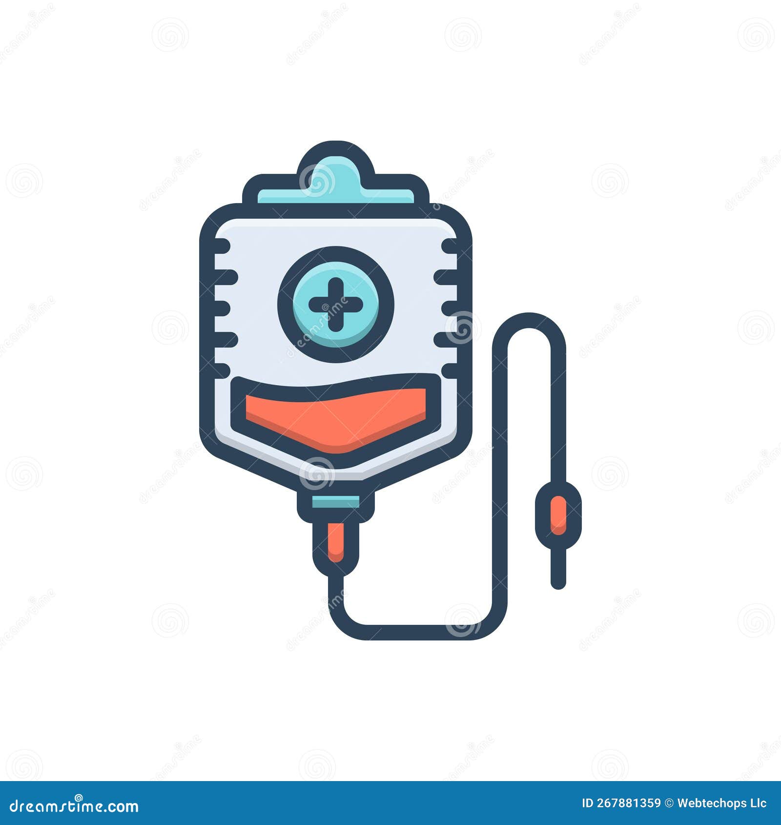 Color Illustration Icon for Iv, Medicine and Healthy Stock Vector ...