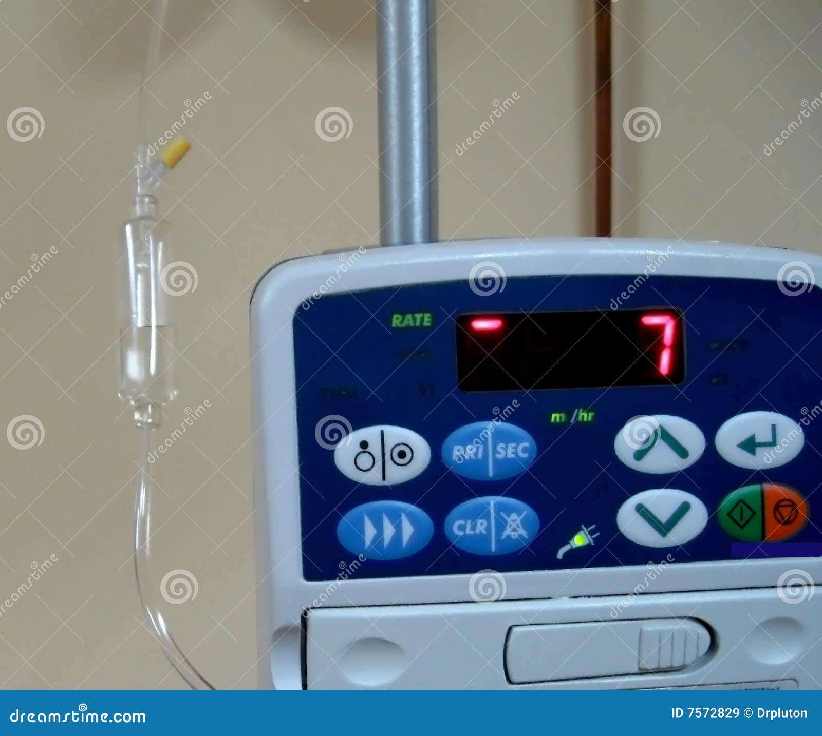 IV infusion set stock image. Image of therapy, hospital - 7572829