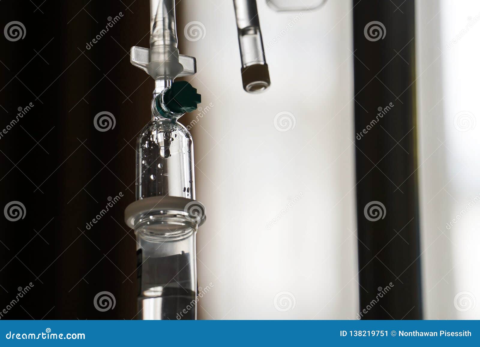 IV Tube and Bag Saline Solution, Hospital Stock Image - Image of ...