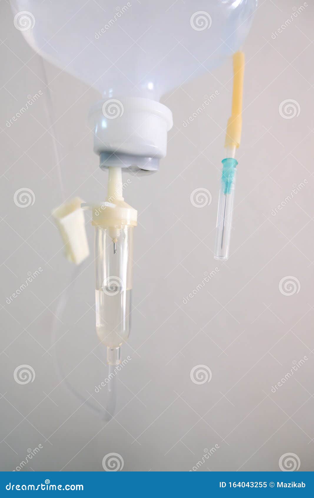 IV tube and Saline stock image. Image of emergency, equipment - 164043255