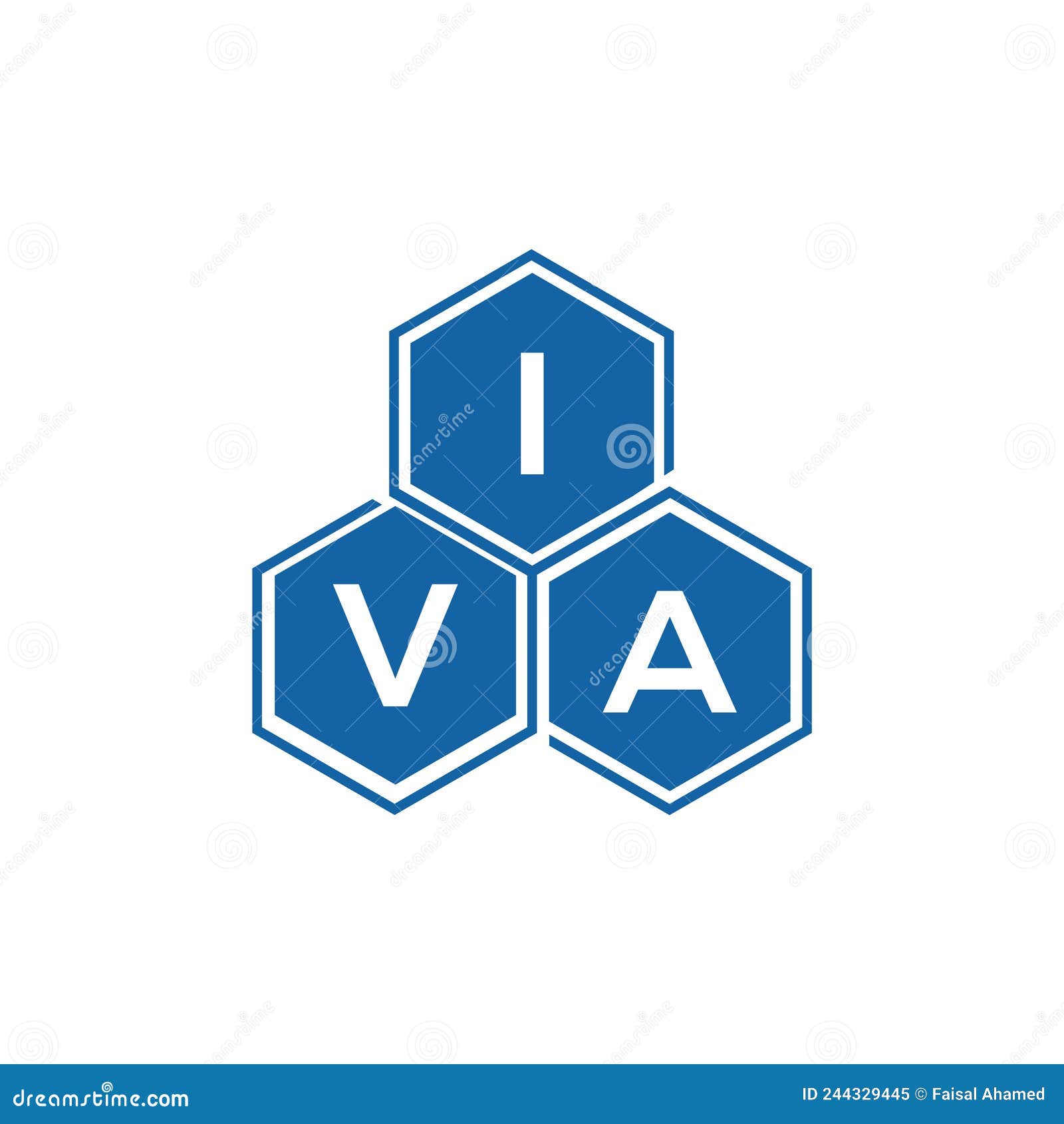 IVA Letter Logo Design On White Background.IVA Creative Initials Letter ...