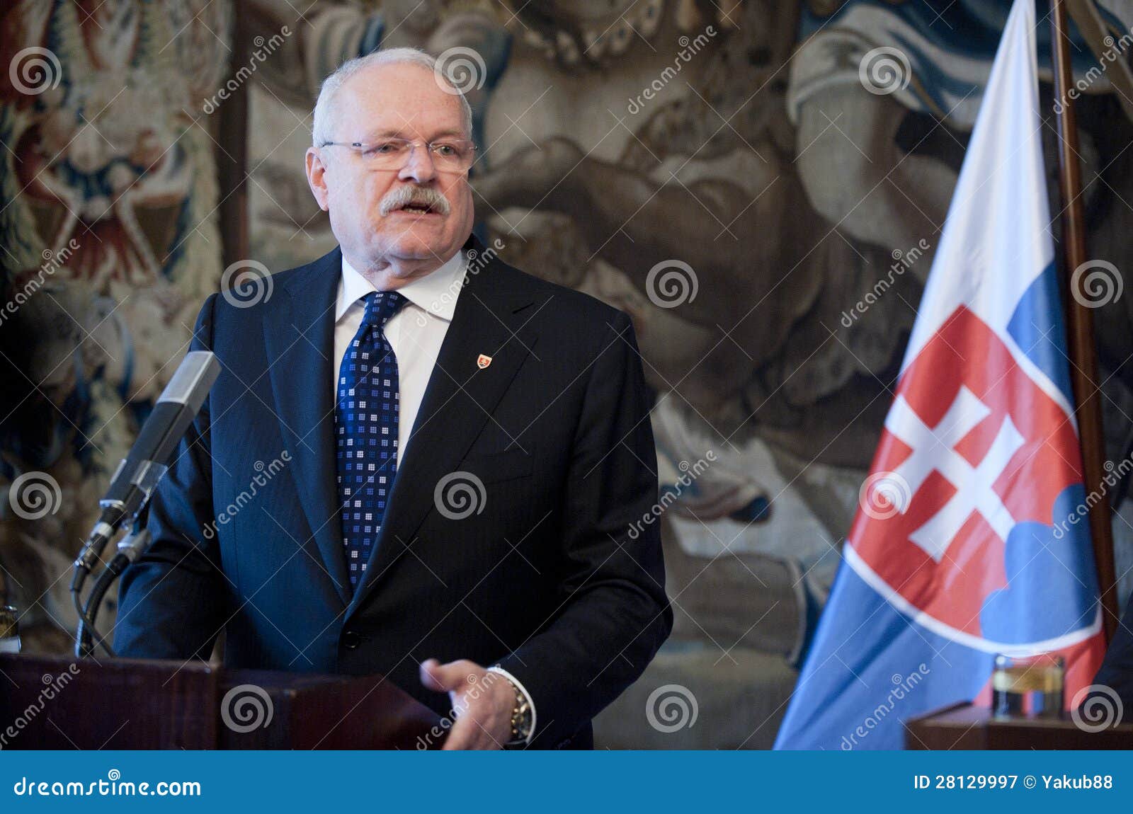 Ivan Gasparovic photographie éditorial. Image du europe - 28129997