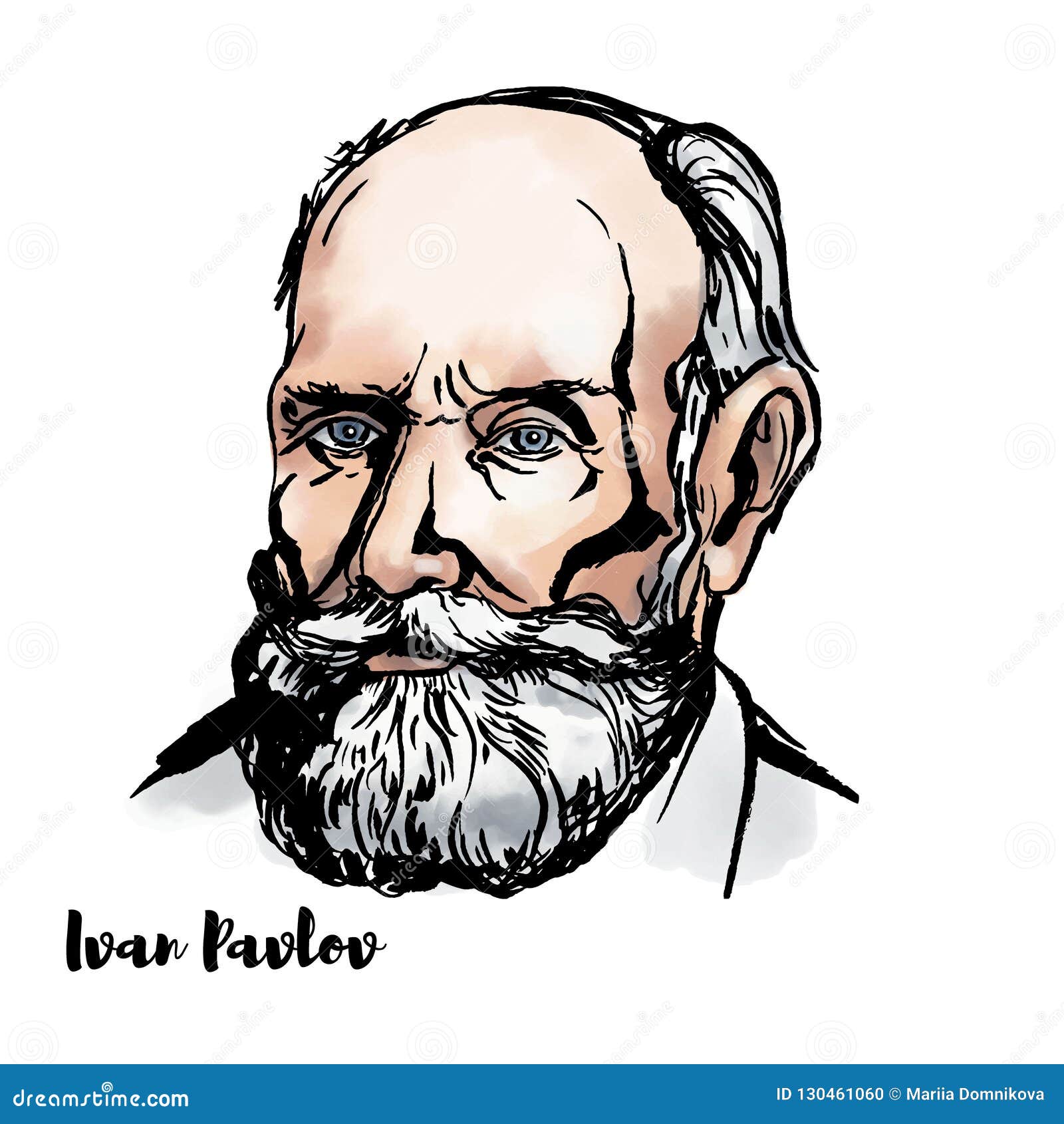 Ivan Pavlov ilustración del vector. Ilustración de gente - 130461060