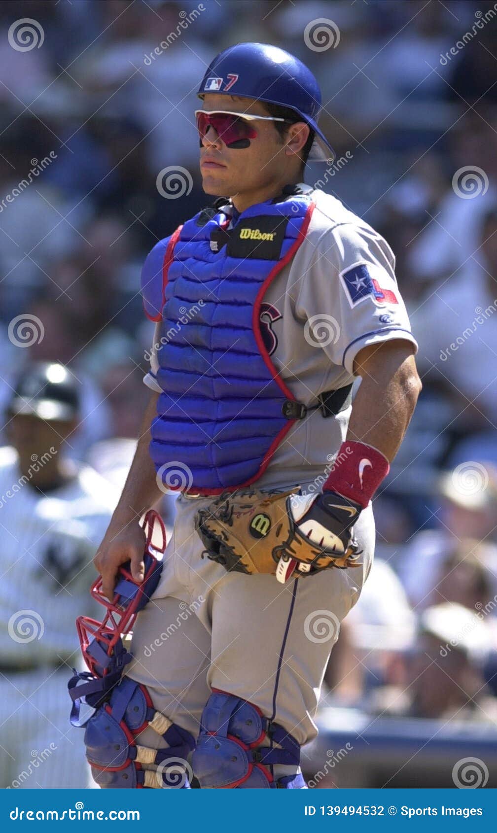 Ivan Rodriguez Texas Rangers Editorial Photography - Image of game ...