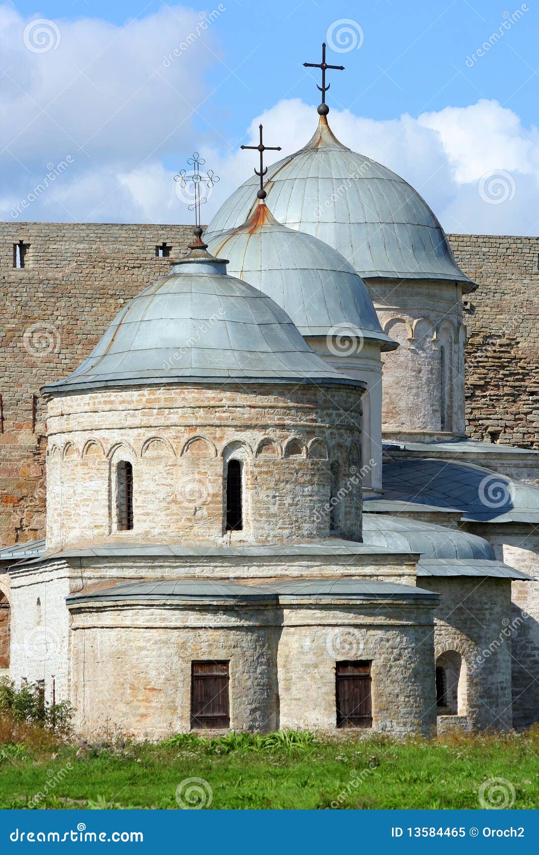 Ivangorod Fortress, Churches Stock Image - Image of ivangorod, church ...