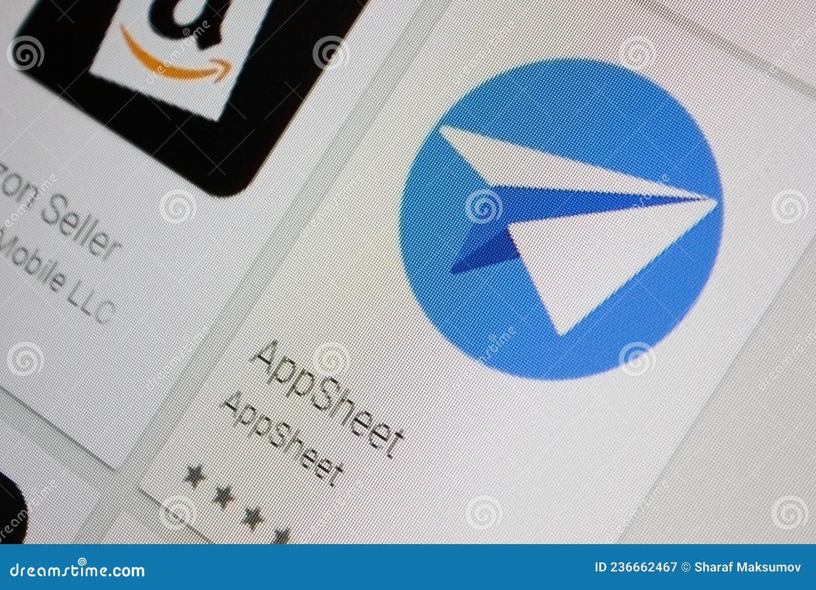 Ivanovsk, Russia - November 28, 2021: AppSheet App on the Display of a ...