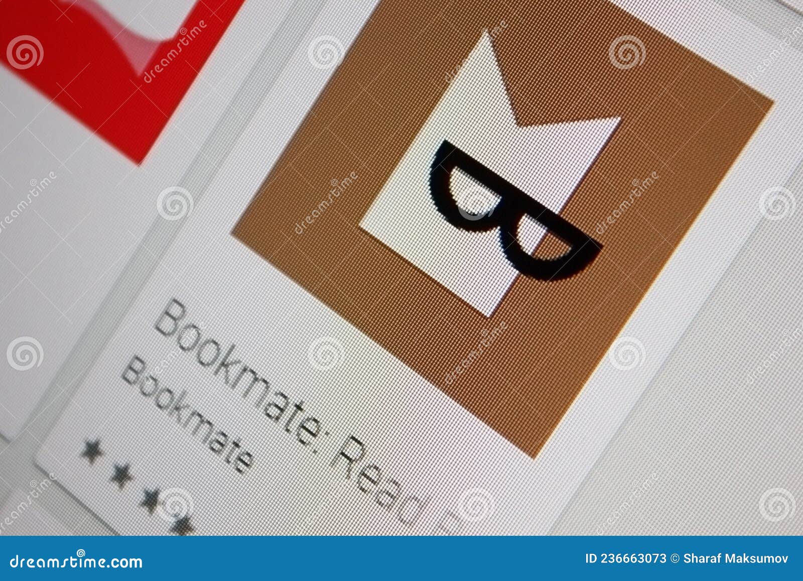 Ivanovsk, Russia - November 28, 2021: Bookmate App on the Display of a ...