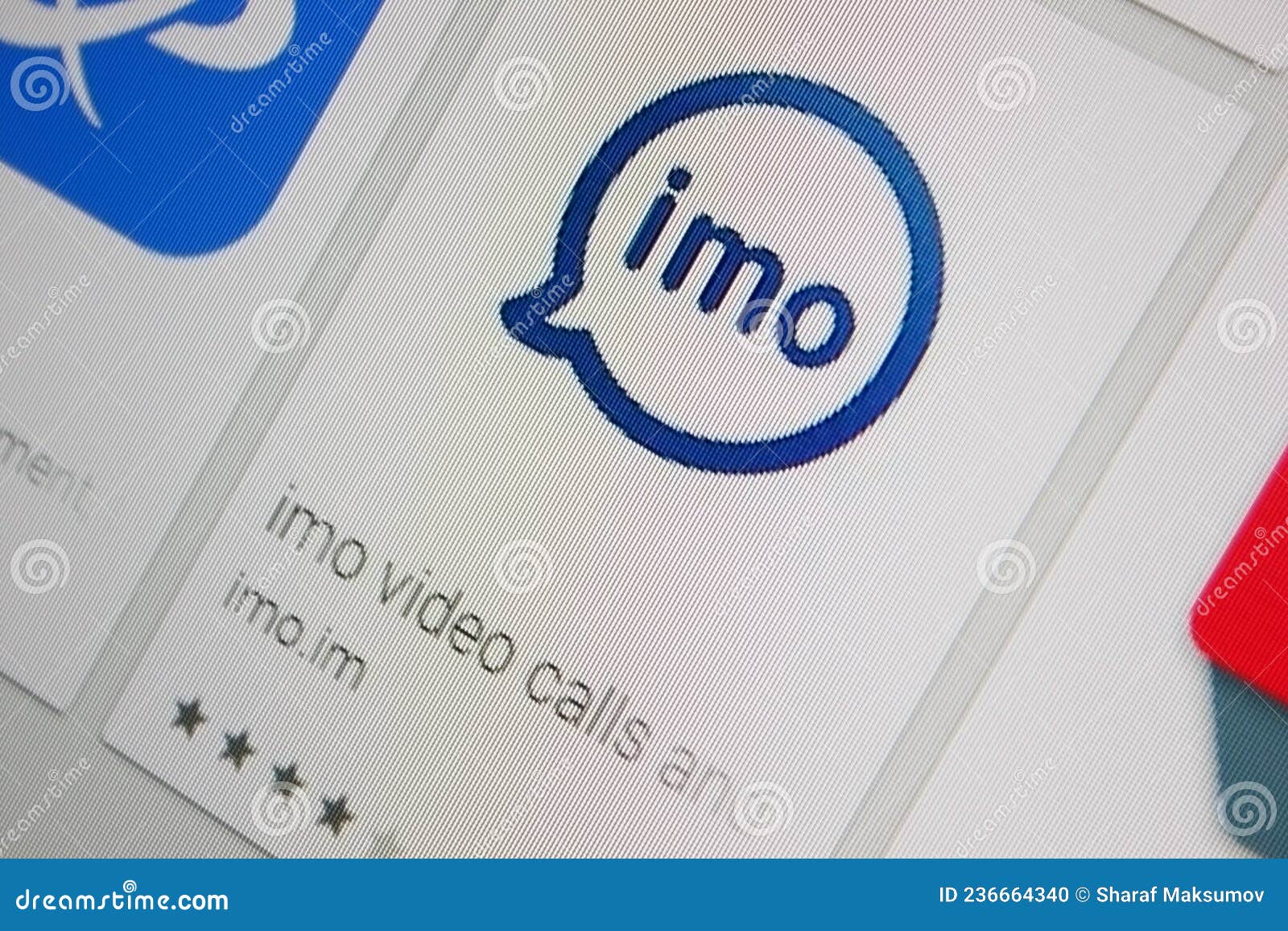 Ivanovsk, Russia - November 28, 2021: Imo Video Calls App on the ...