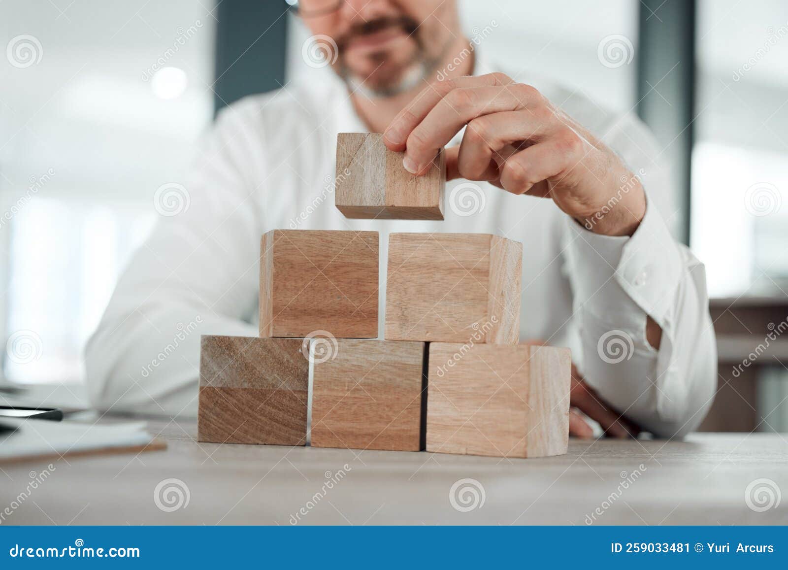 Ive Got the Future in Mind. an Unrecognisable Businessman Sitting Alone ...