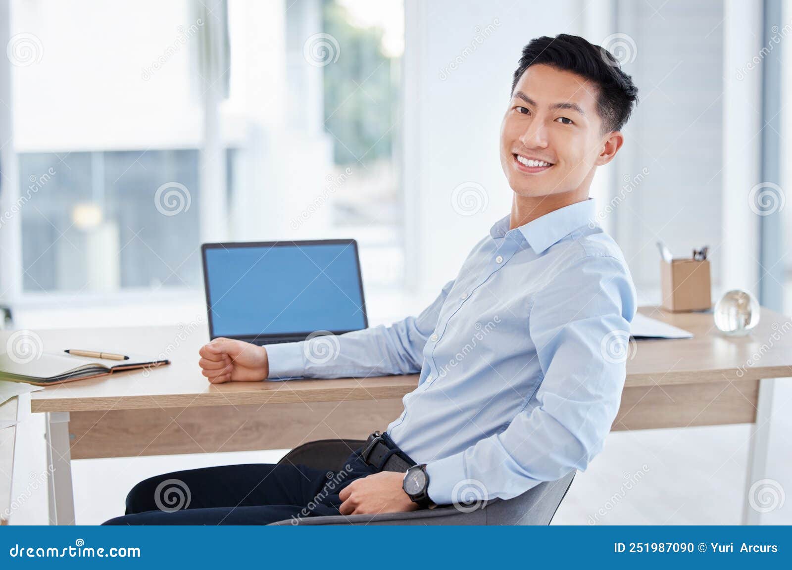 Ive Got Work To Do. a Young Businessman Using a Laptop at Work. Stock ...