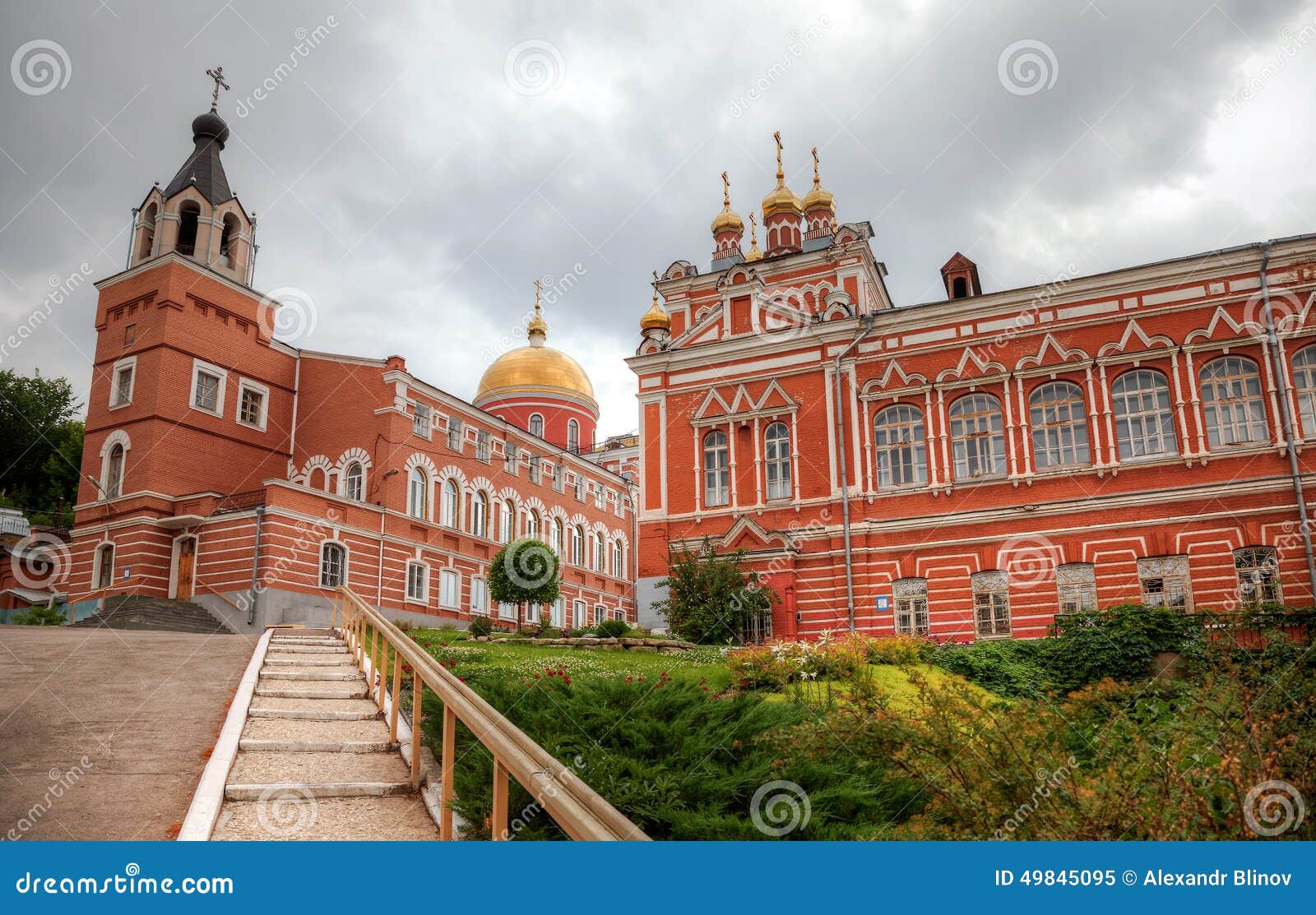 Iversky Monastery in Summer Day in Samara, Russia Stock Image - Image ...