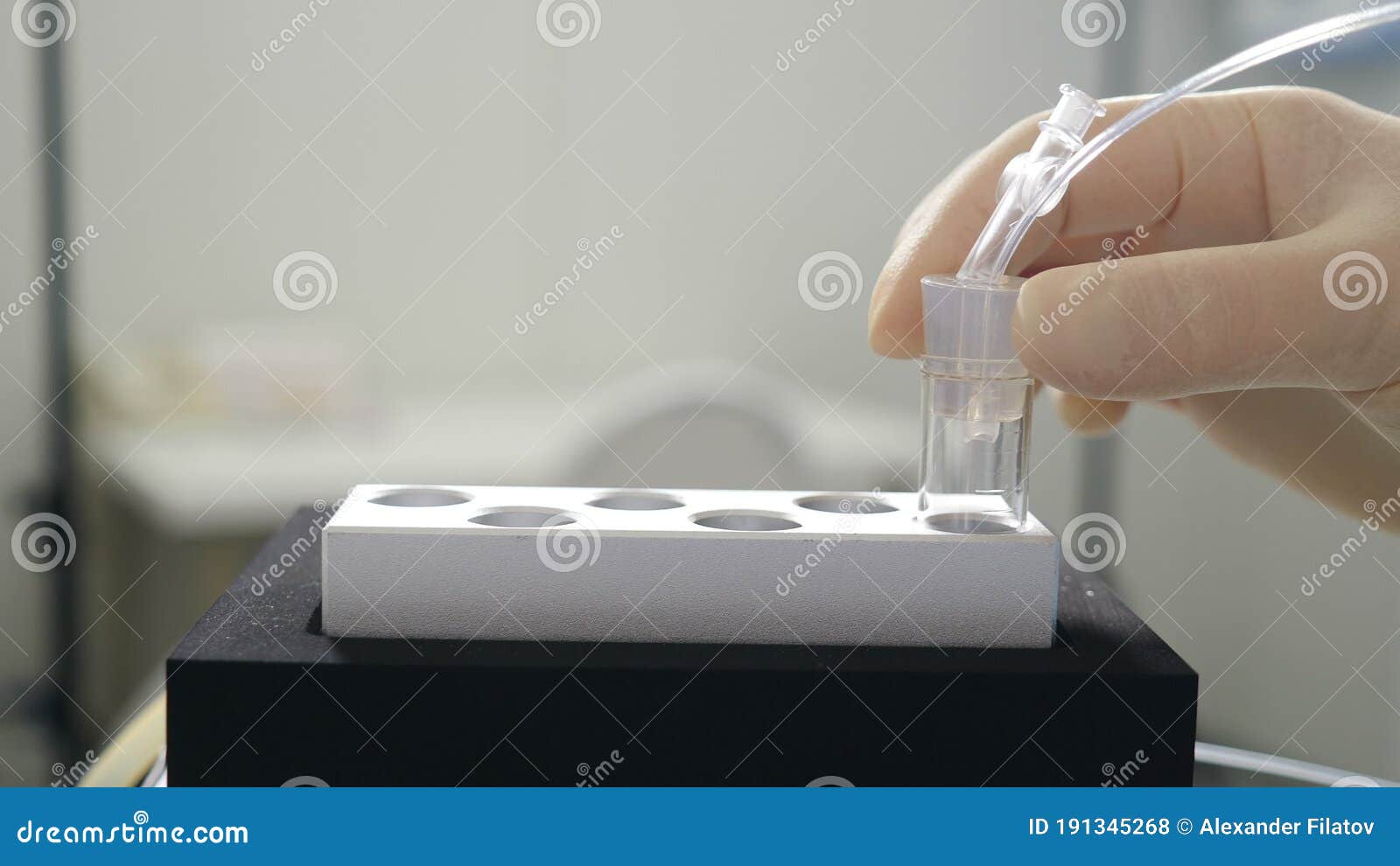 Ivf Follicular Puncture, Female Assistant Doctor Holding Empty Test ... Ivf Follicular Puncture, Female Assistant Doctor Holding Empty Test ...