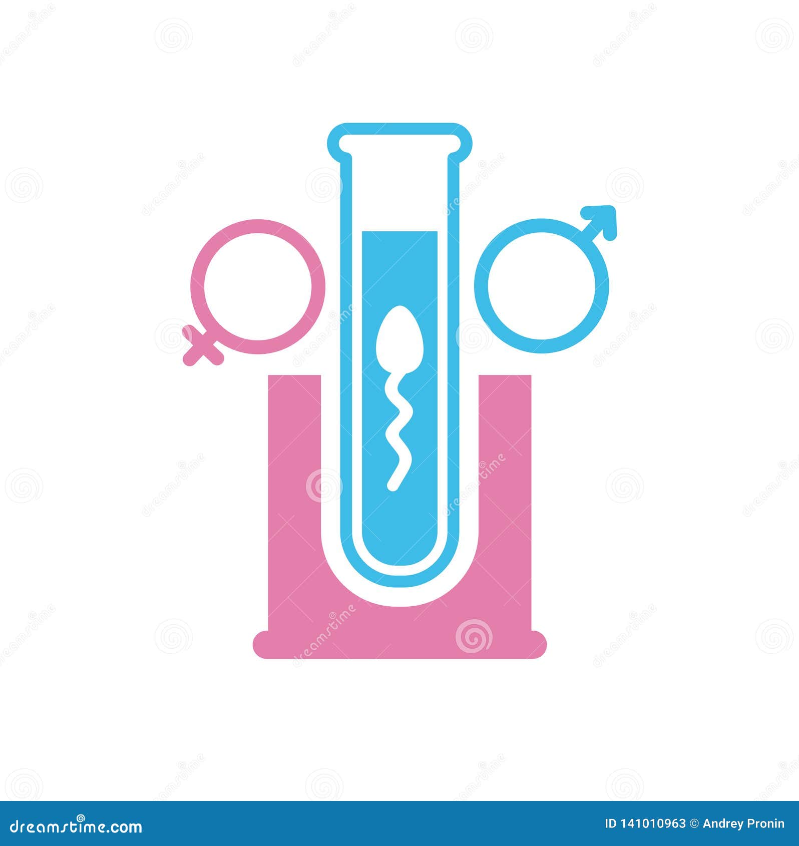IVF Icon on Background for Graphic and Web Design. Simple Vector Sign ...