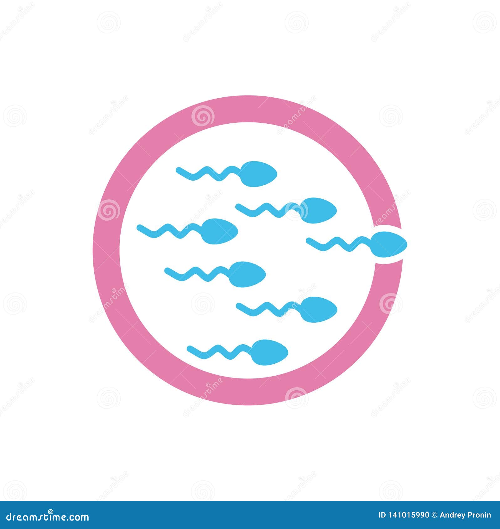IVF Icon on Background for Graphic and Web Design. Simple Vector Sign ...