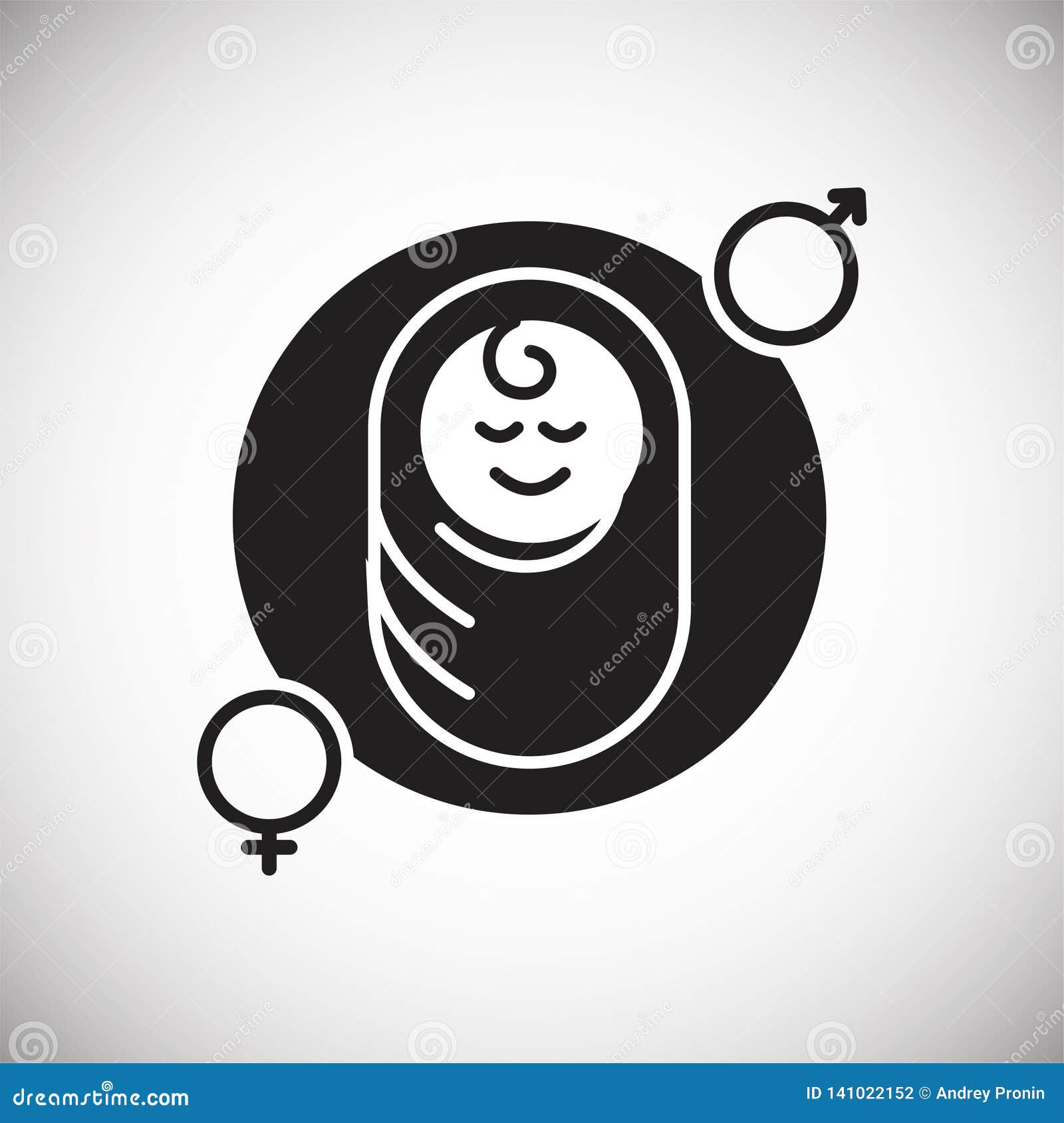 IVF Icon on Background for Graphic and Web Design. Simple Vector Sign ...