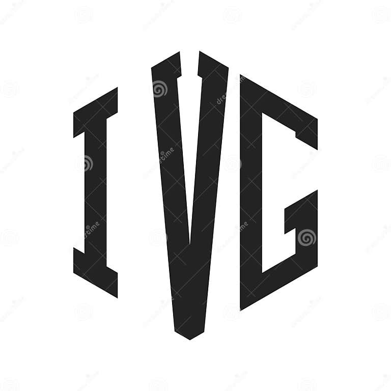 IVG Logo Design. Initial Letter IVG Monogram Logo Using Hexagon Shape ...