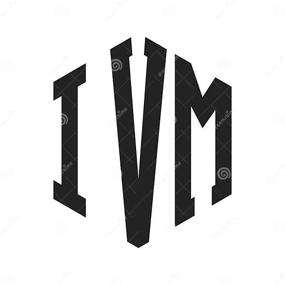 IVM Logo Design. Initial Letter IVM Monogram Logo Using Hexagon Shape ...