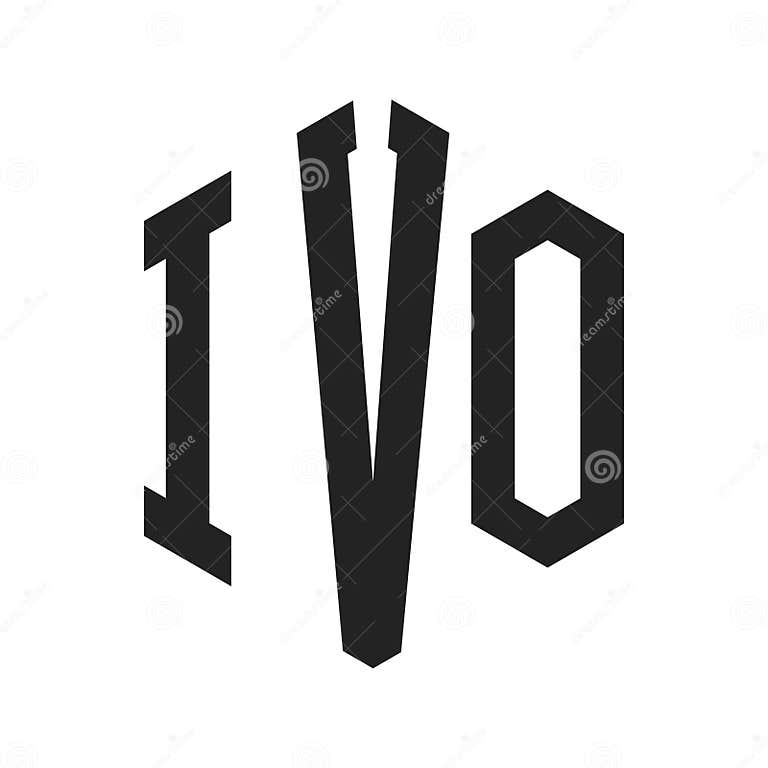 IVO Logo Design. Initial Letter IVO Monogram Logo Using Hexagon Shape ...