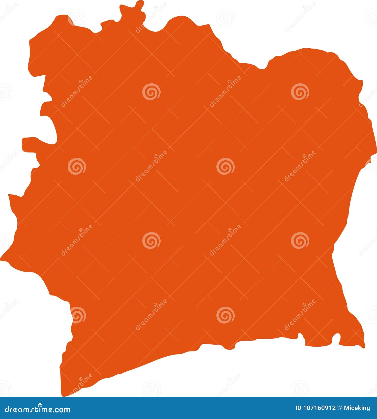 Ivory Coast Chart Infographic Element Stock Image | CartoonDealer.com ...