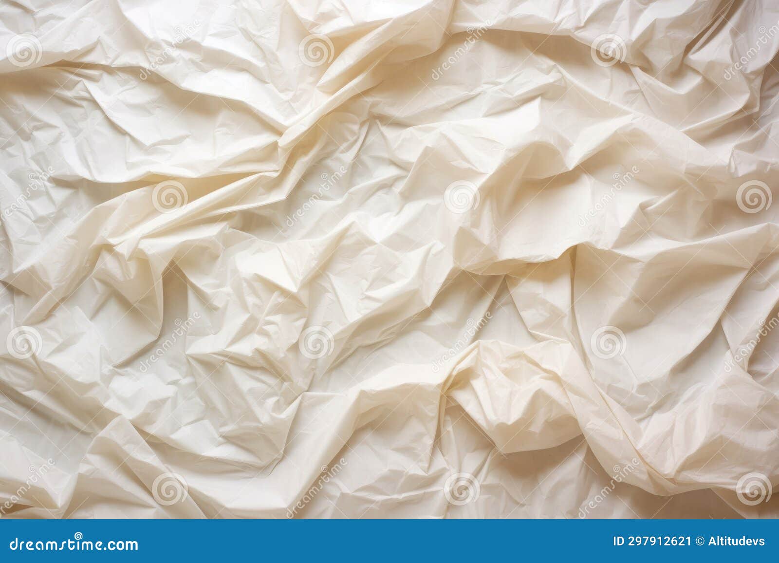 Ivory Crumpled Paper Under Natural Sunlight Stock Image - Image of ...