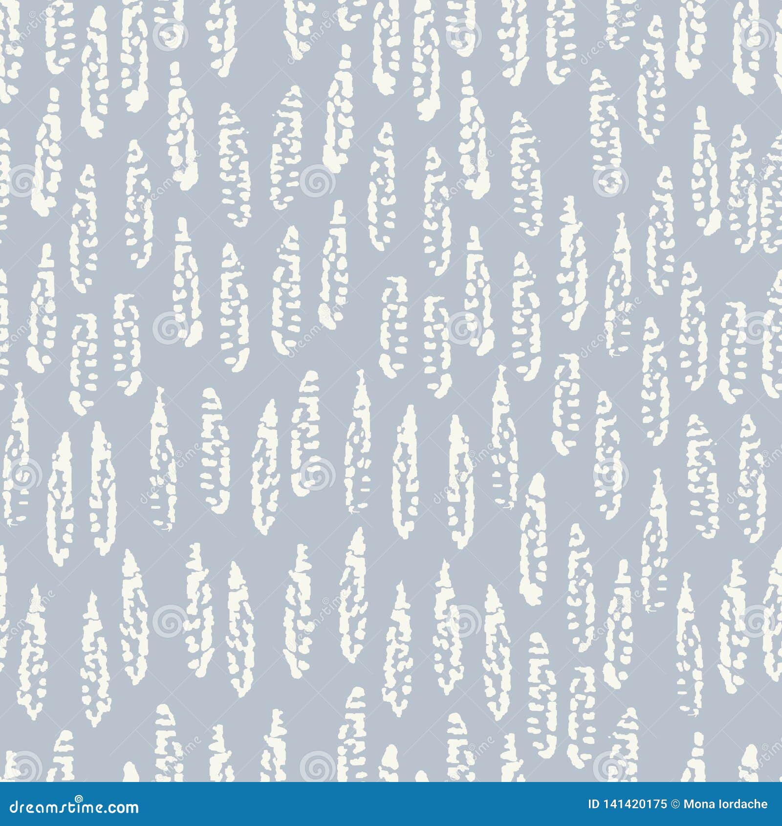 Ivory Hand Painted Brush Marks on Grey Background Seameless Repeat ...