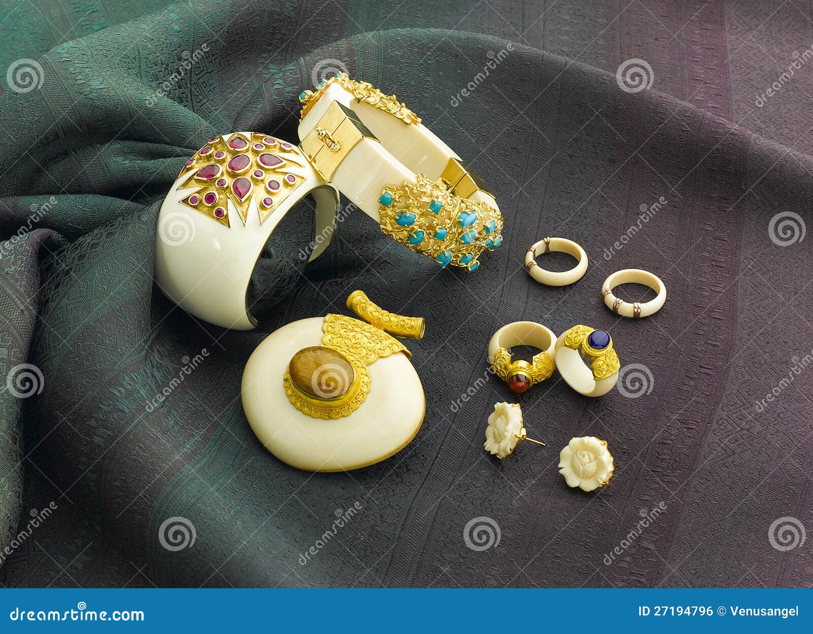 Ivory jewelry stock photo. Image of bracelet, beauty - 27194796