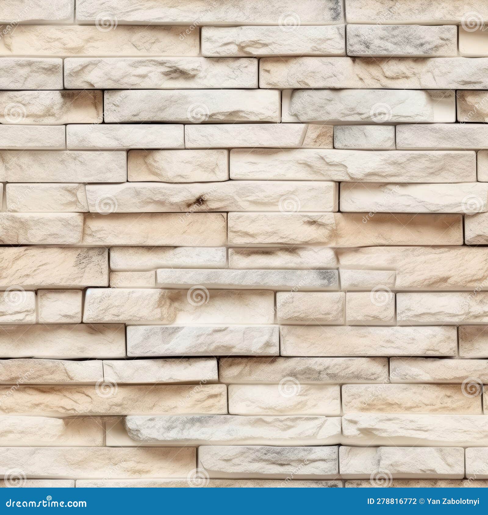 Ivory Luminescence Beautiful Brick Wall Texture Tile Seamless ...