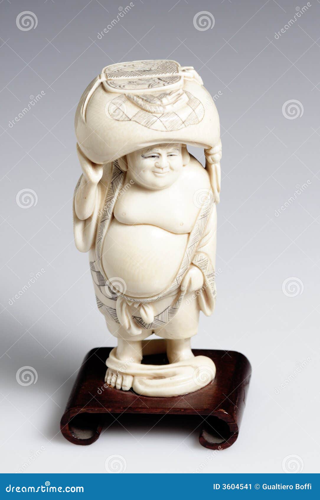 Ivory man stock image. Image of ancient, person, smile - 3604541