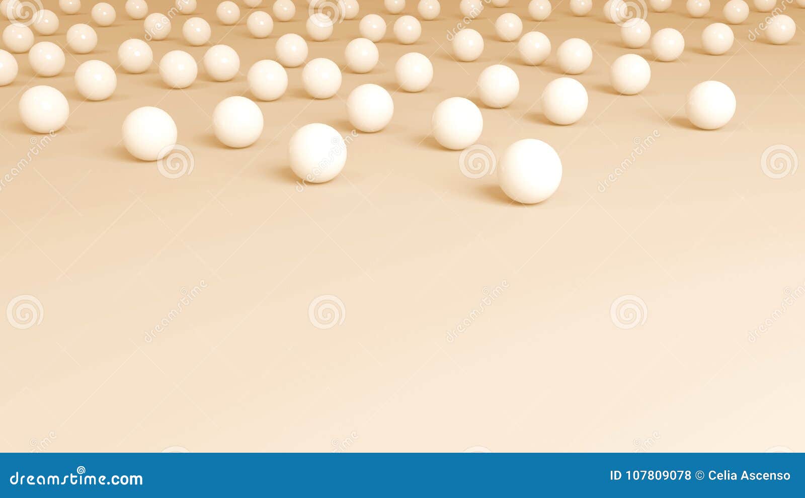 Ivory Marbles on Top Background Stock Illustration - Illustration of ...