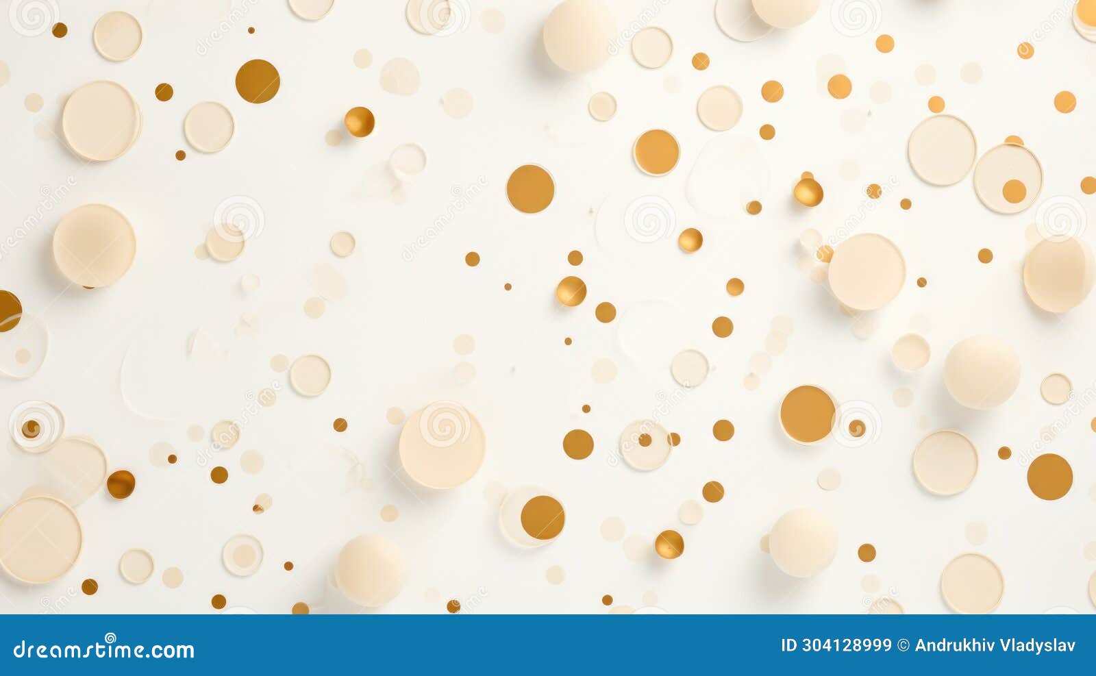 Ivory Spots on White Background, Abstract Illustration Stock ...