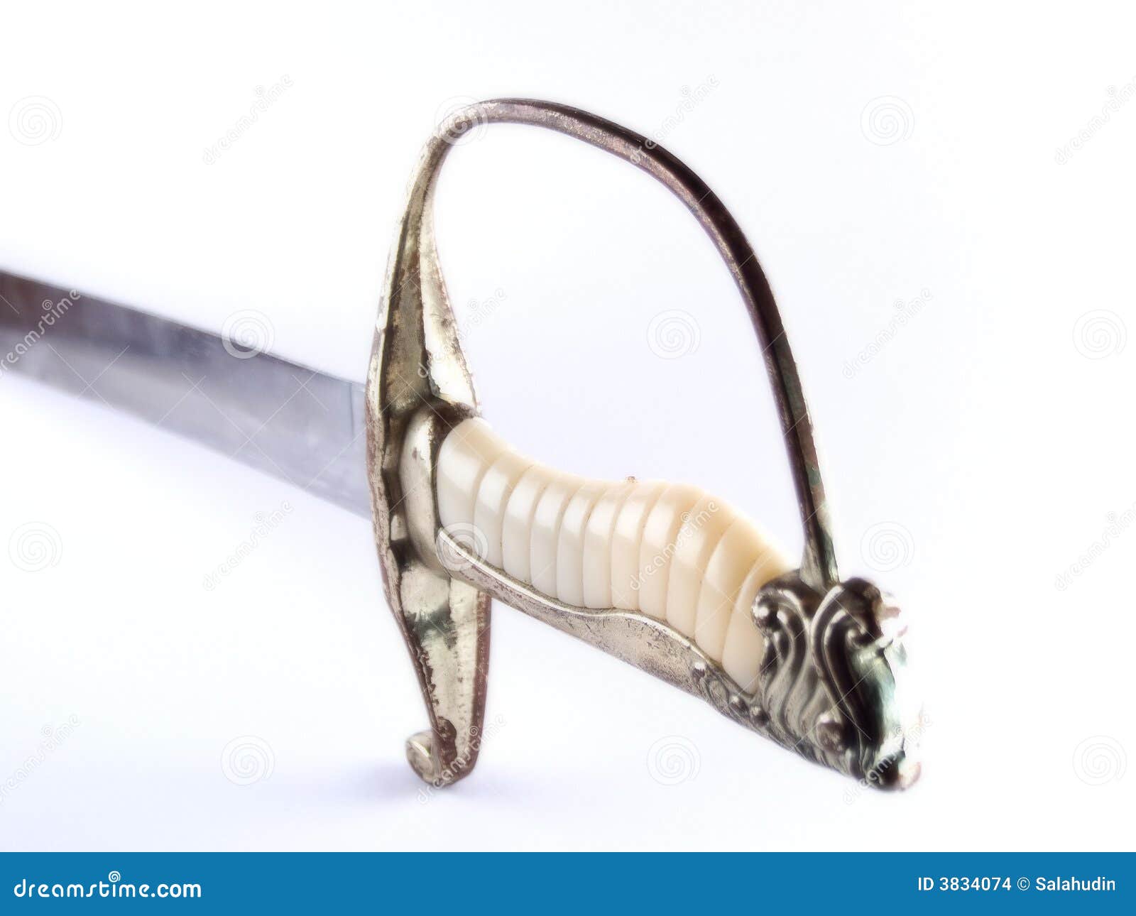 Ivory and sword stock photo. Image of metal, warrior, weapon - 3834074