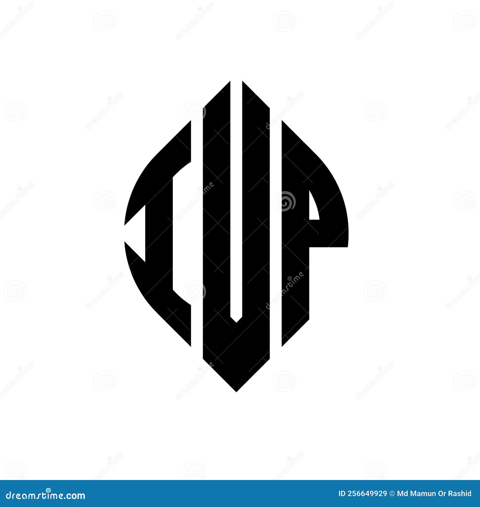 IVP Circle Letter Logo Design with Circle and Ellipse Shape. IVP ...
