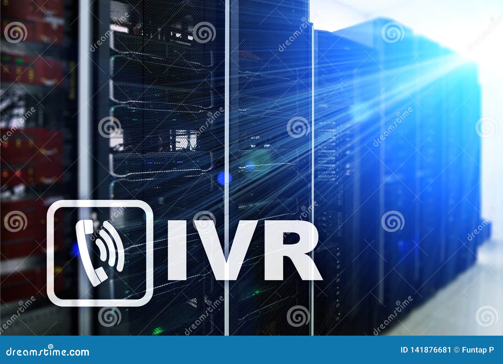 IVR Interactive Voice Response. Call Center Business Concept. Stock ...