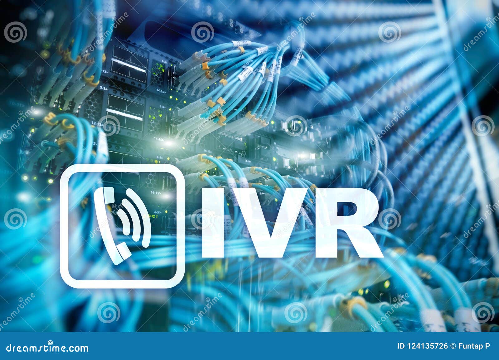 IVR Interactive Voice Response Communication Concept Stock Photo ...