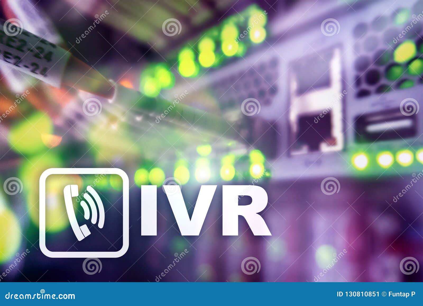 IVR Interactive Voice Response Communication Concept Stock Image ...