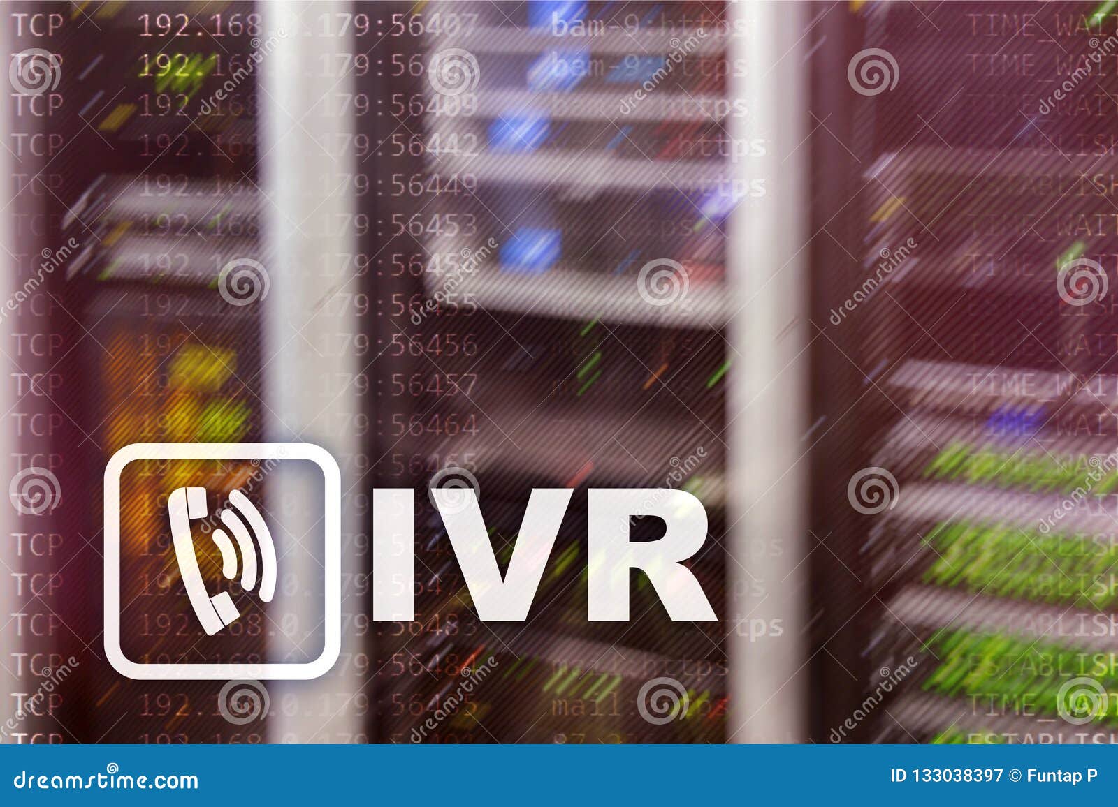 IVR Interactive Voice Response Communication Concept. Stock Image ...