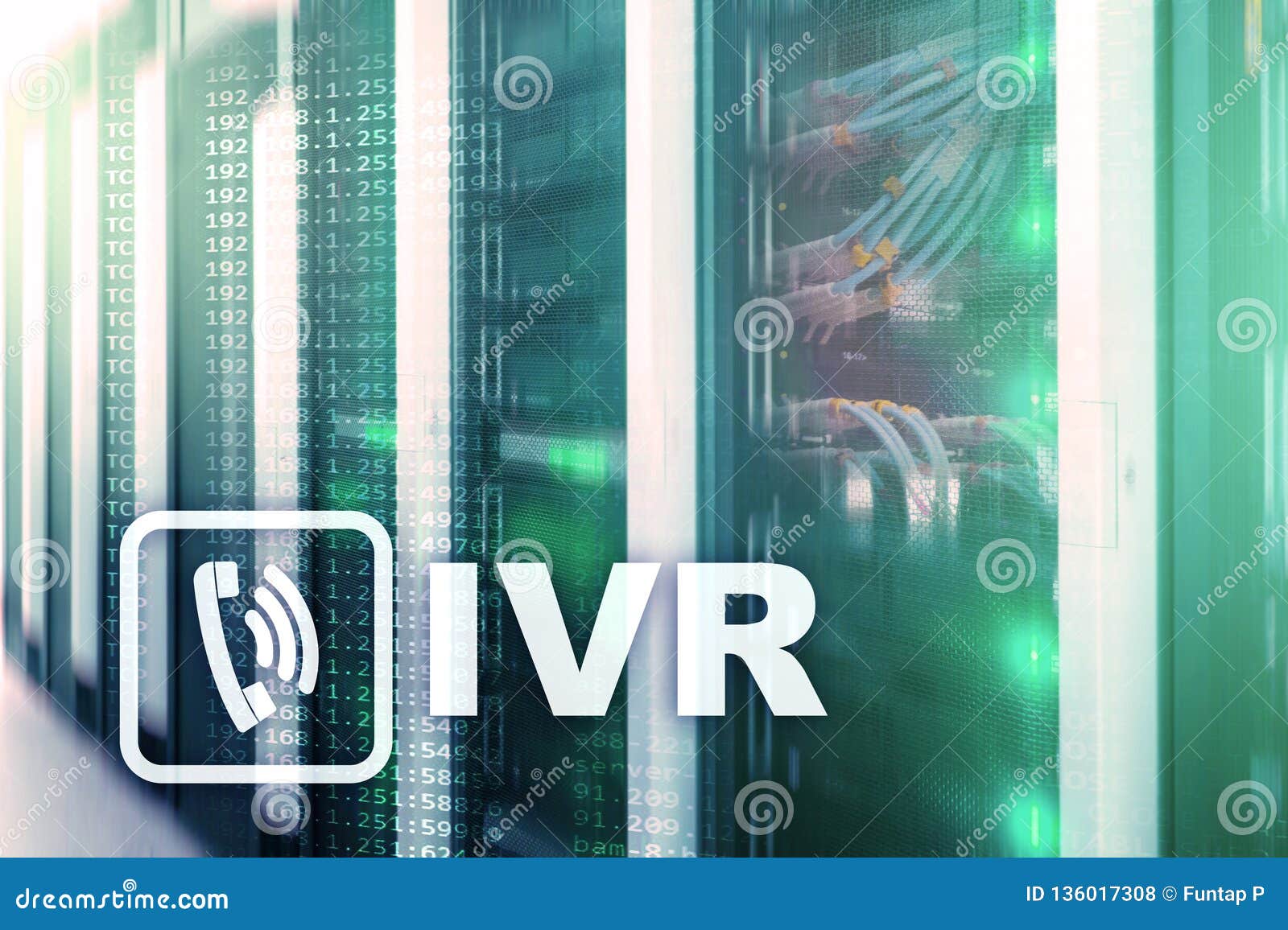 IVR Interactive Voice Response Communication Concept. Servers Data ... IVR Interactive Voice Response Communication Concept. Servers Data ...