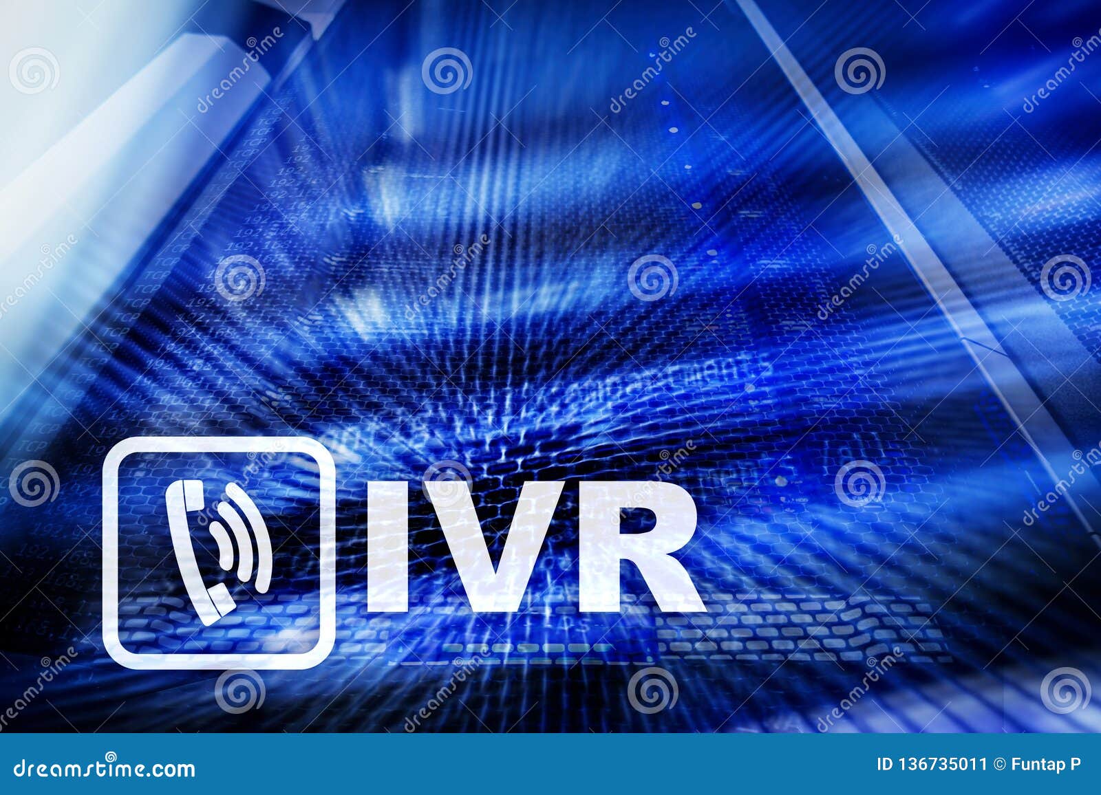 IVR Interactive Voice Response Communication Concept. Servers Data ... IVR Interactive Voice Response Communication Concept. Servers Data ...
