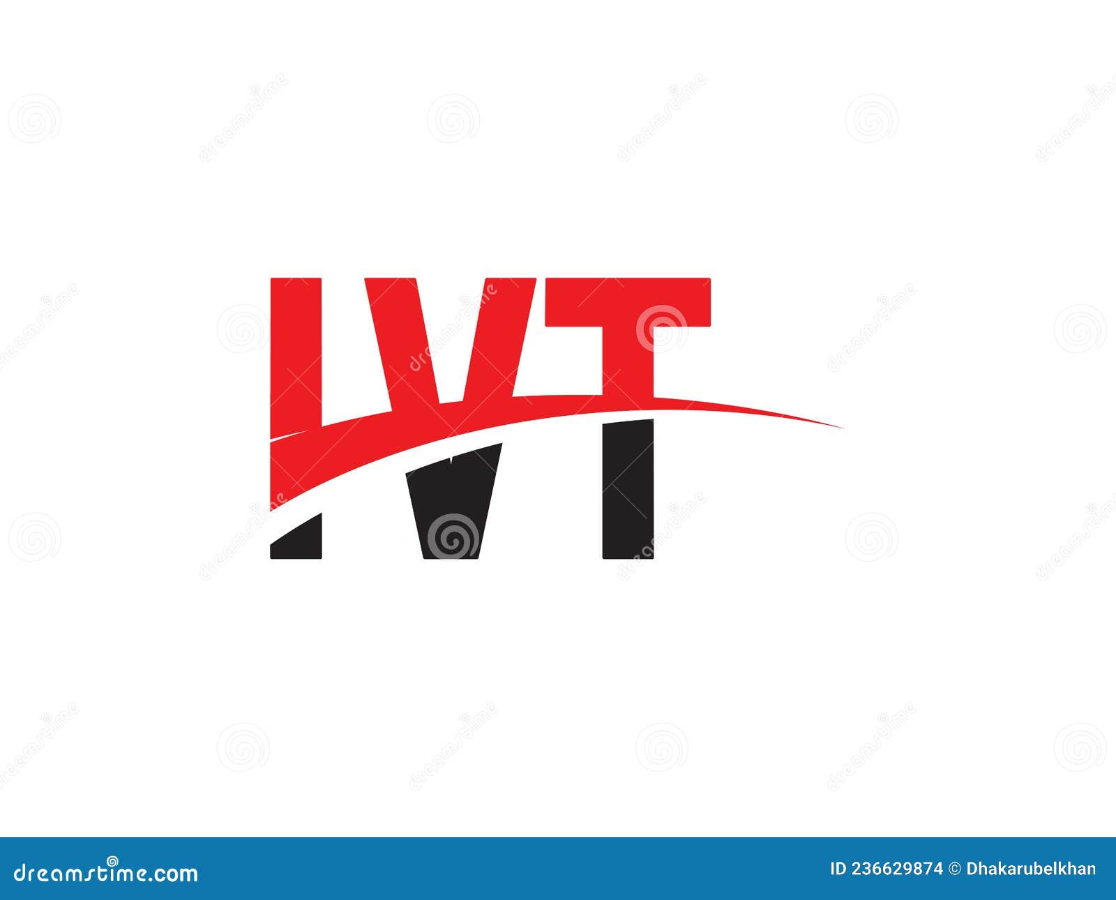 IVT Letter Initial Logo Design Vector Illustration Stock Vector ...