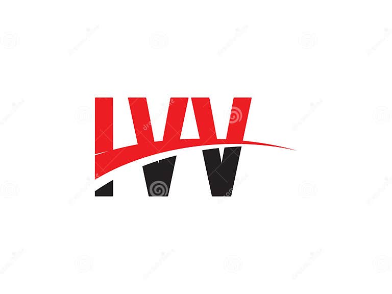 IVV Letter Initial Logo Design Vector Illustration Stock Vector ...