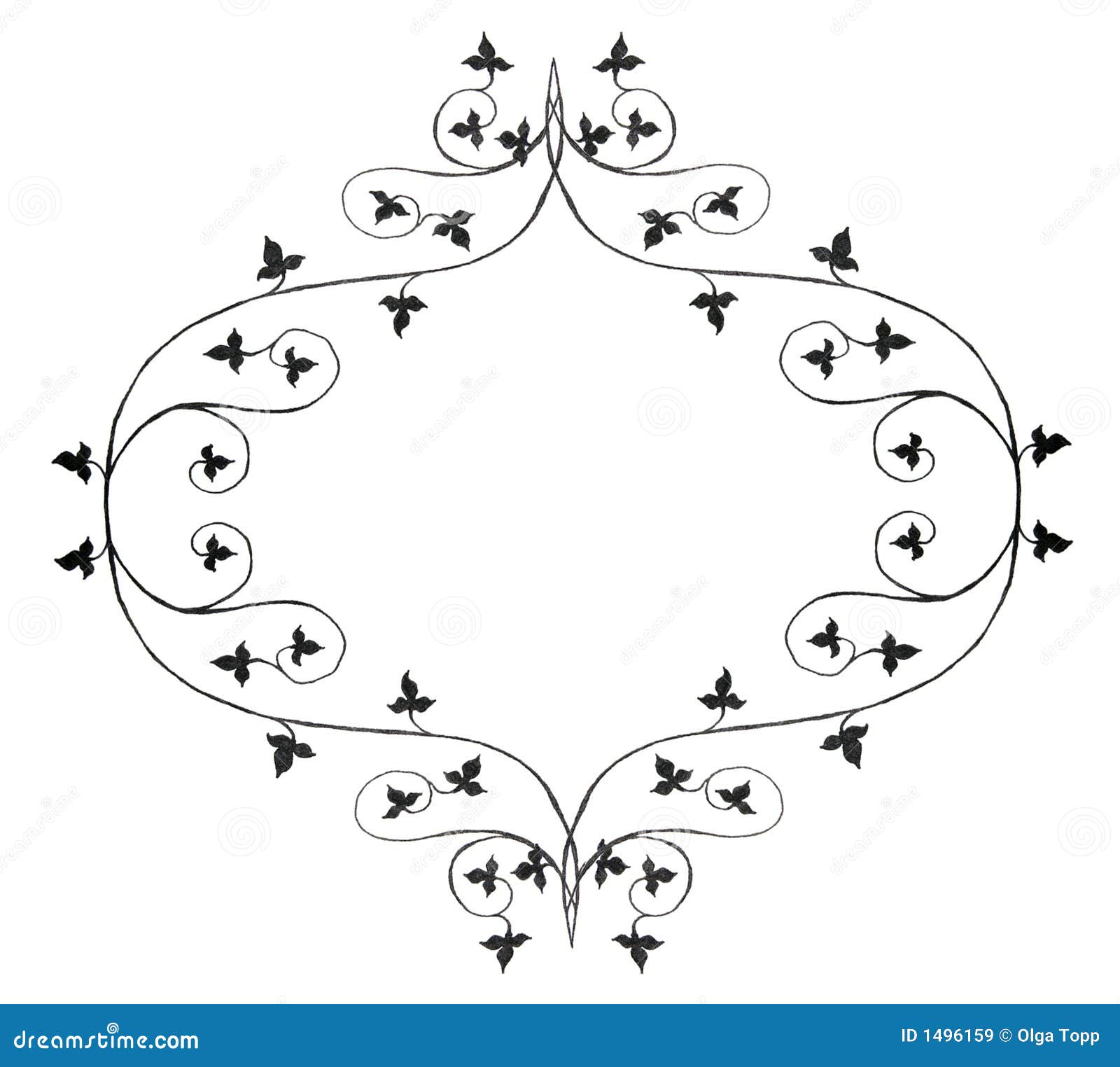 Ivy Design stock illustration. Illustration of ornamental - 1496159