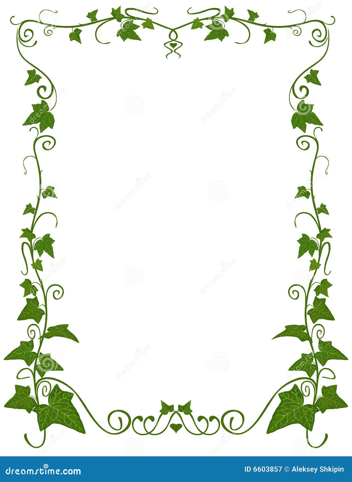 Ivy floral template stock vector. Illustration of colors - 6603857